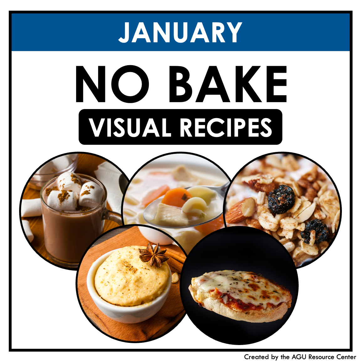 January No-Bake Visual Recipes Bundle — Autism Grown Up