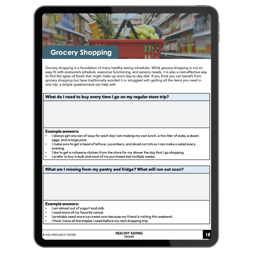 Healthy Eating Toolkit — Autism Grown Up