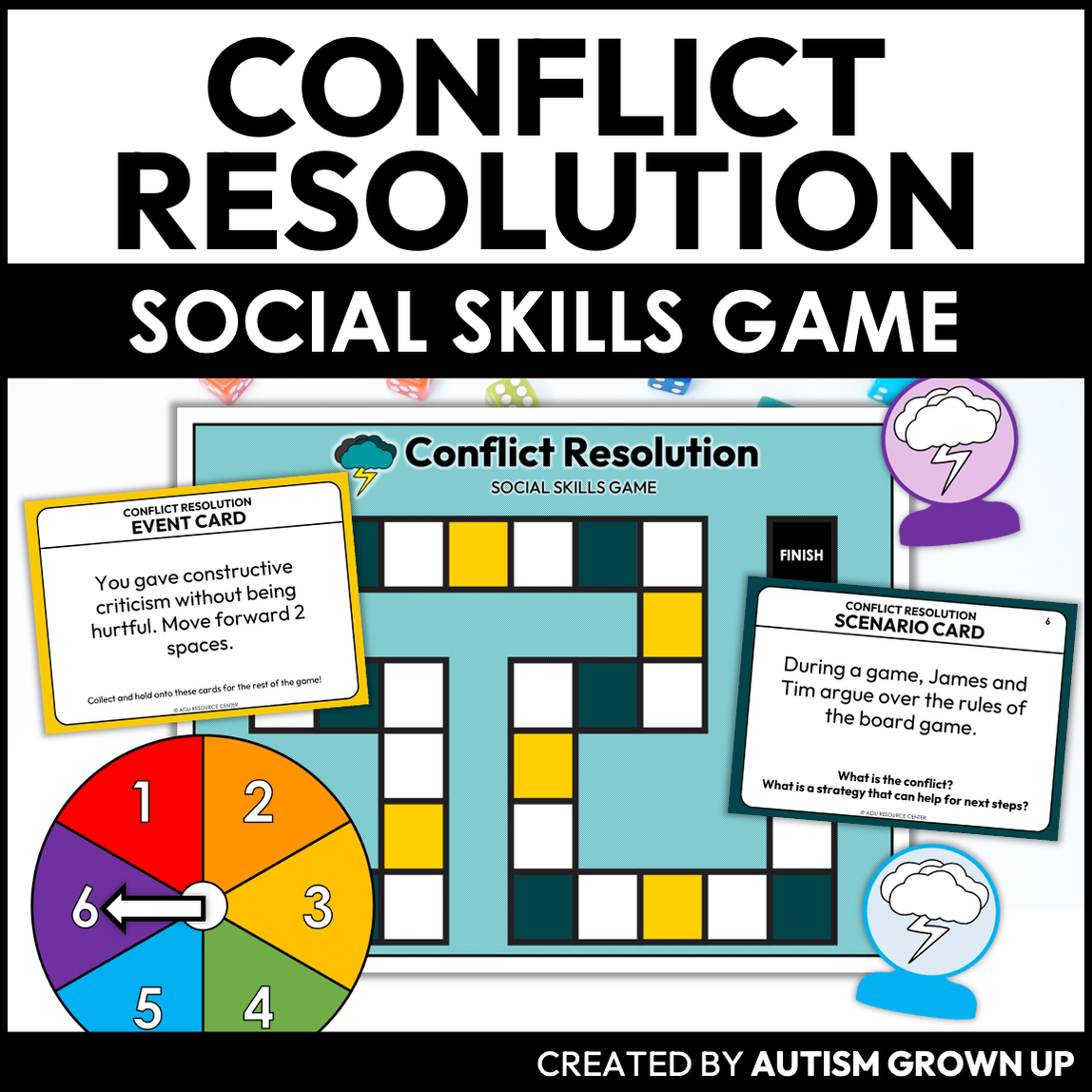 Conflict Resolution Social Skills Game — Autism Grown Up