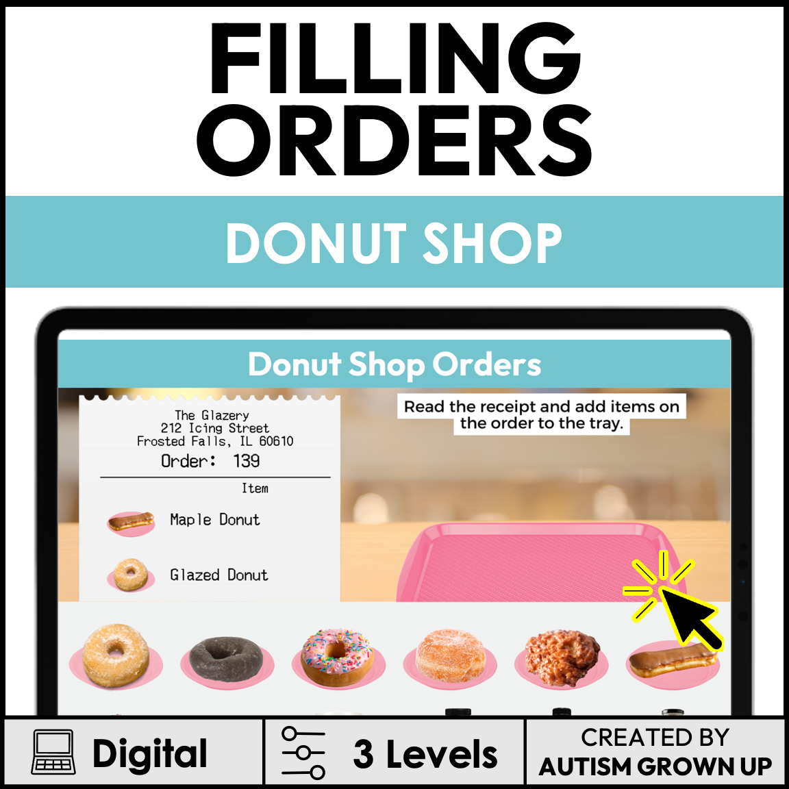 Filling Orders | Donut Shop | Digital — Autism Grown Up