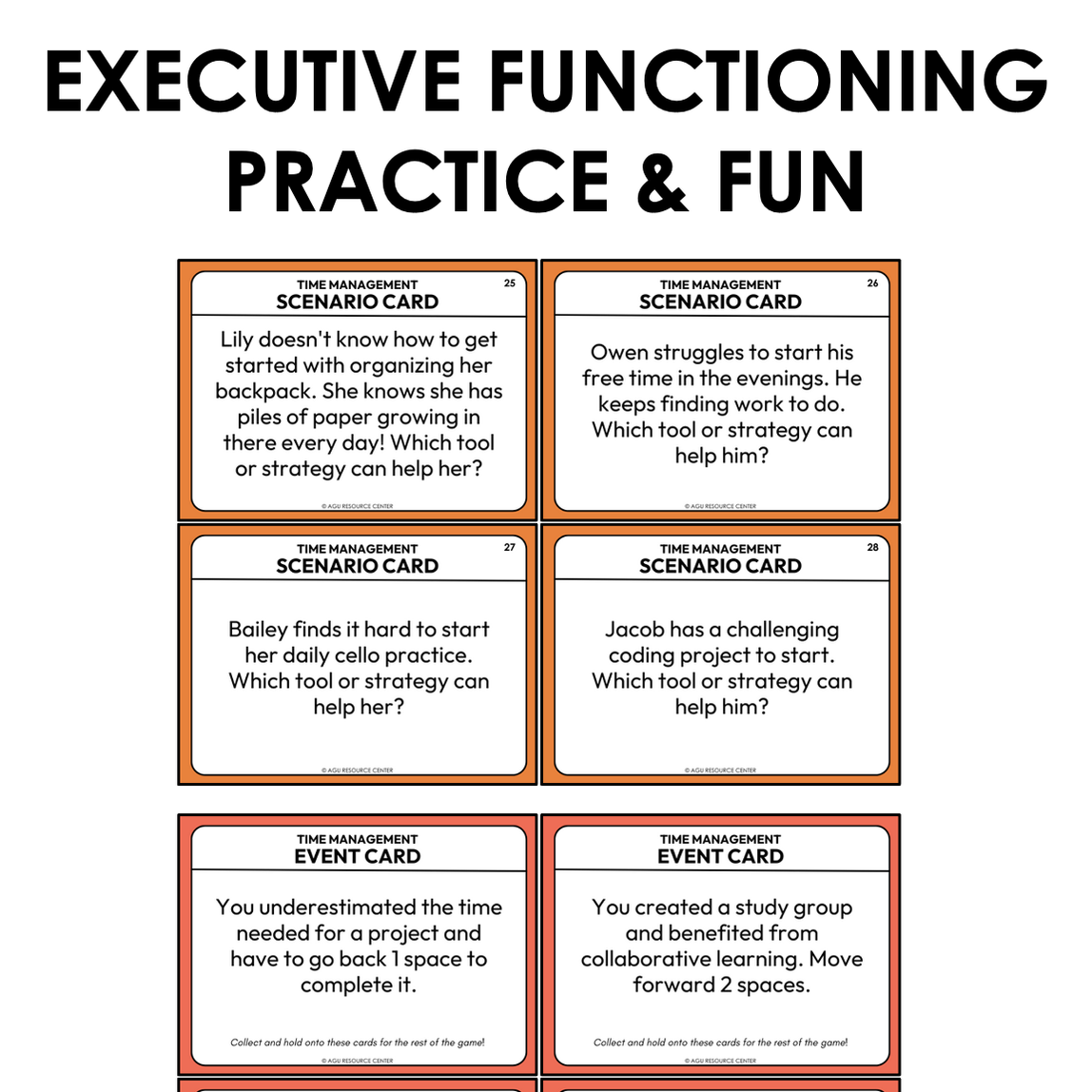 Time Management Executive Functioning Game — Autism Grown Up