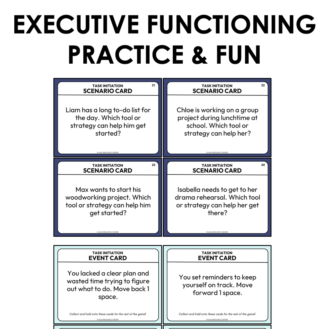 Task Initiation Executive Functioning Game — Autism Grown Up
