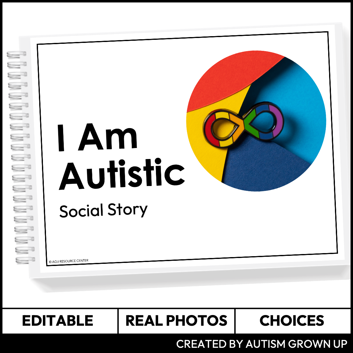 I Am Autistic Social Story Booklet | Editable — Autism Grown Up