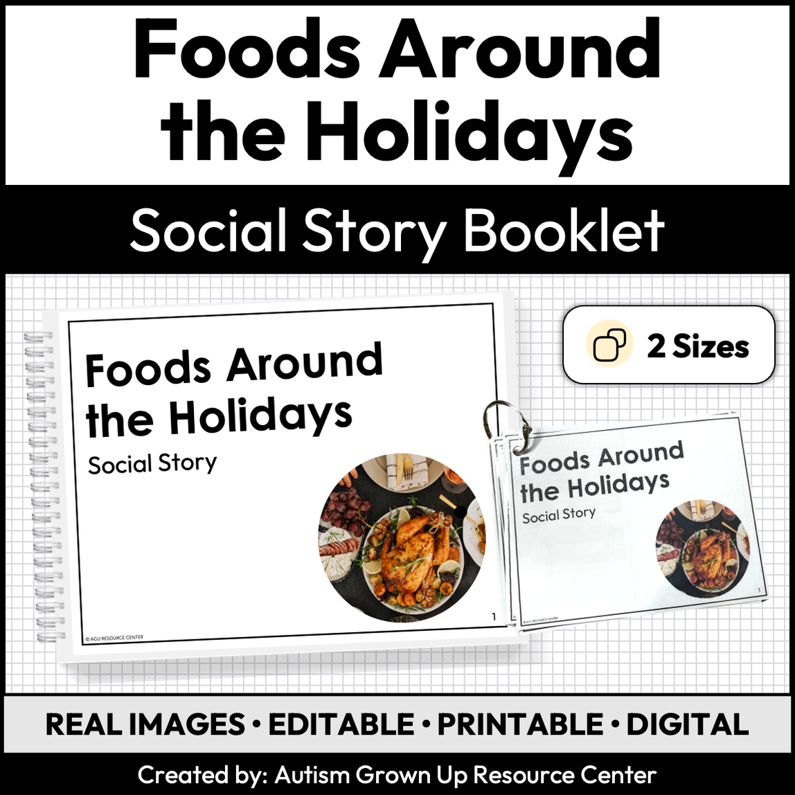 Foods Around the Holidays | Social Story Booklet — Autism Grown Up