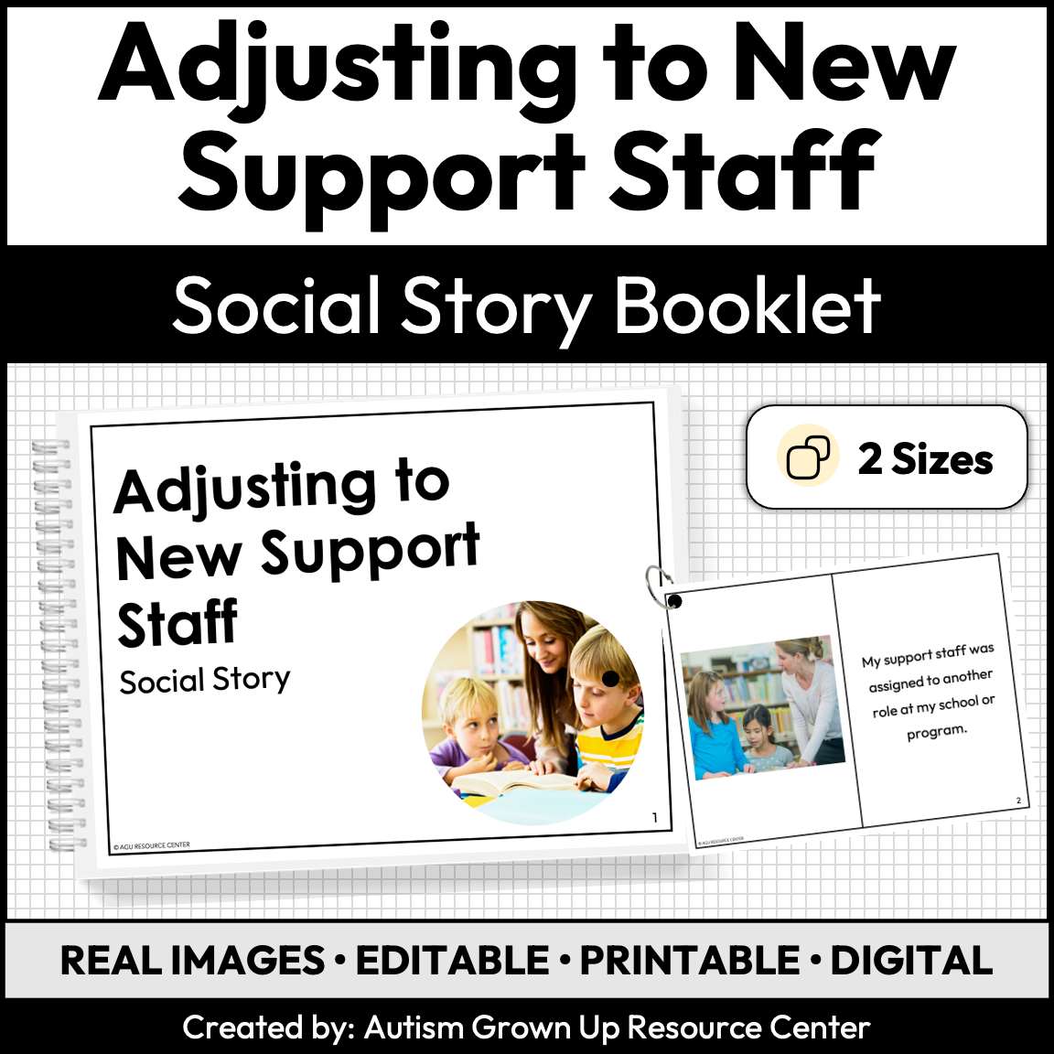 Adjusting to New Support Staff | Social Story Booklet — Autism Grown Up
