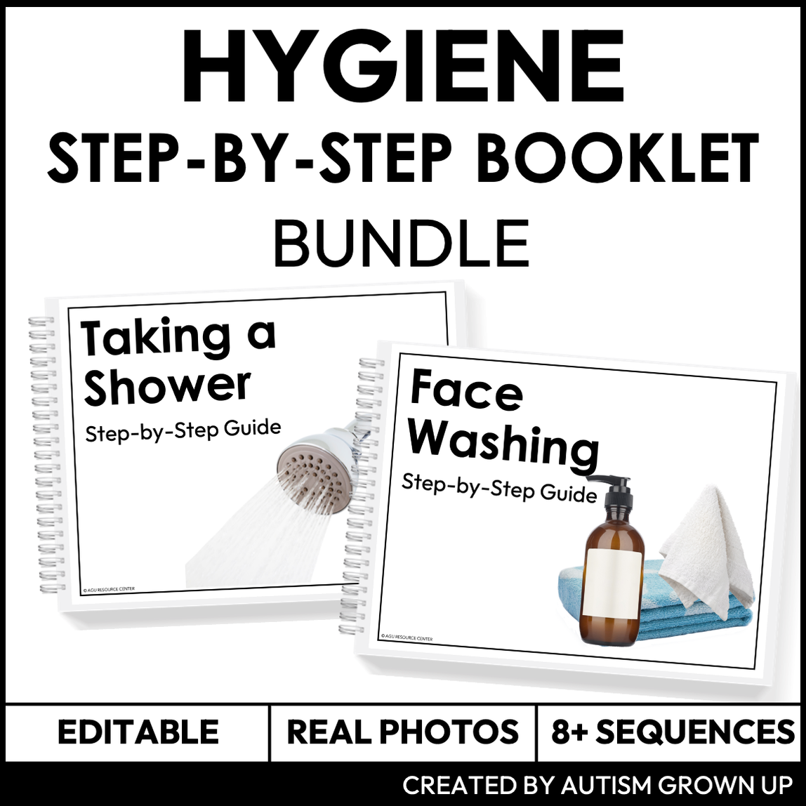 Hygiene Visual Booklets Bundle | Task Analysis for Life Skills | Edita ...