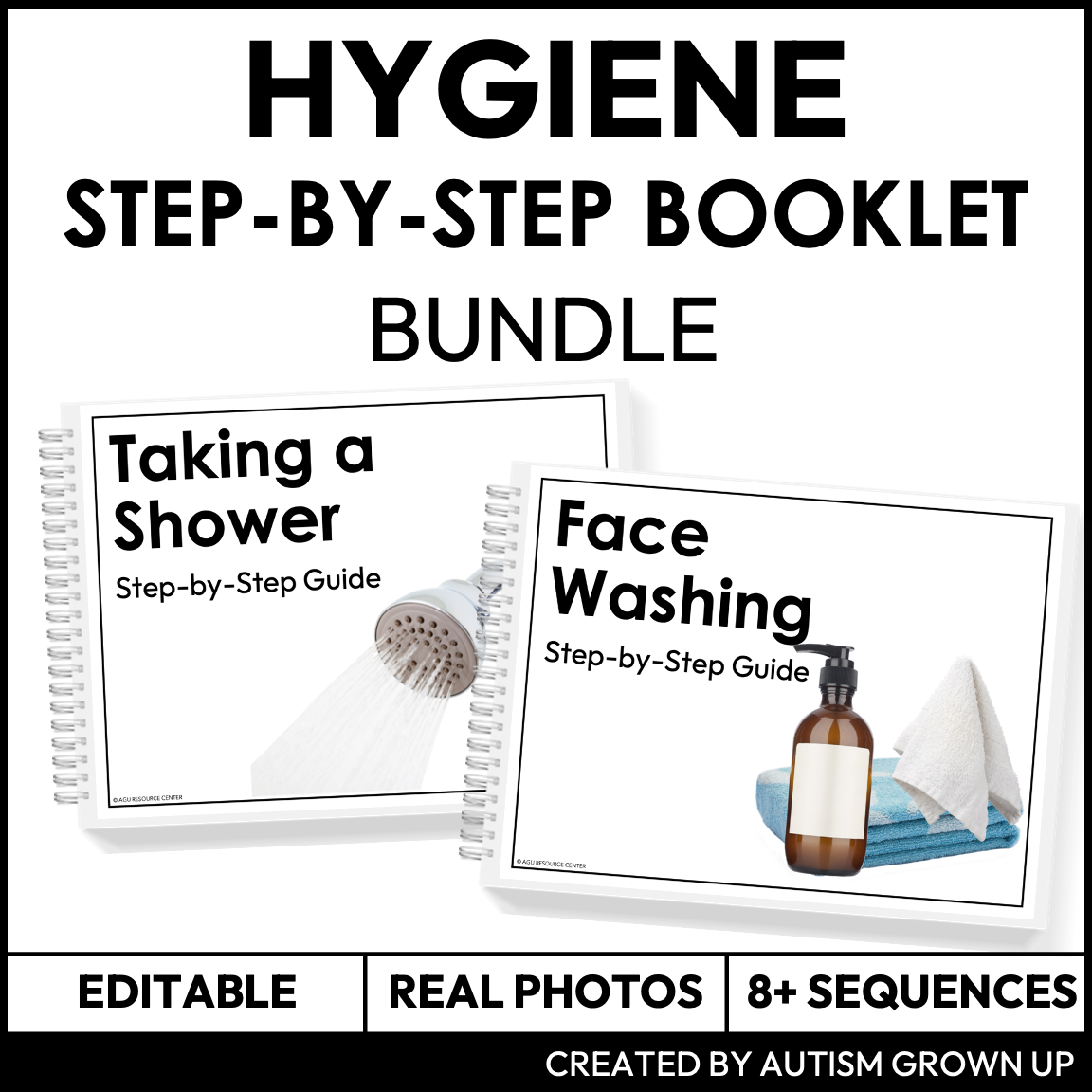 Hygiene Visual Booklets Bundle | Task Analysis for Life Skills | Edita ...