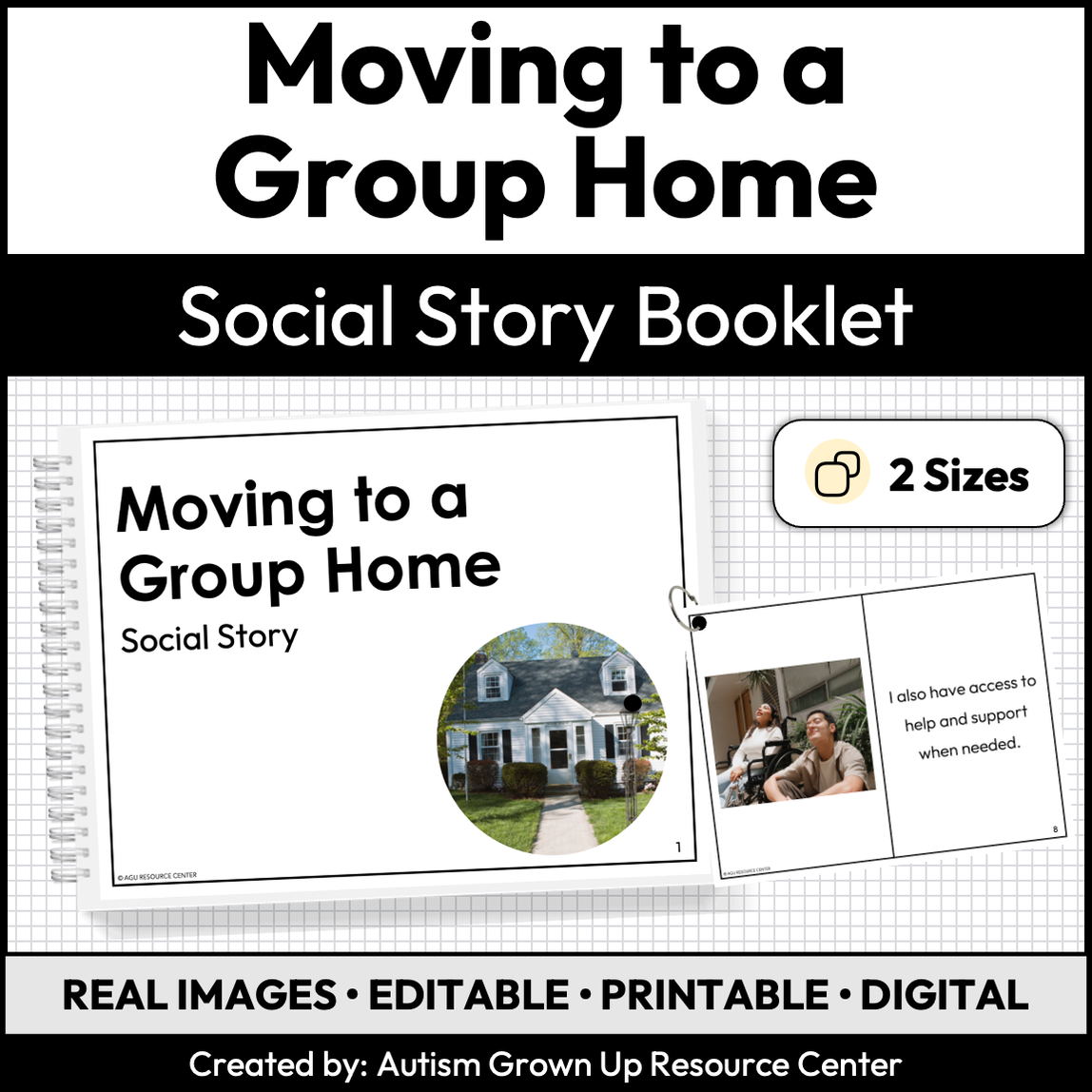 Moving to a Group Home | Social Story Booklet — Autism Grown Up