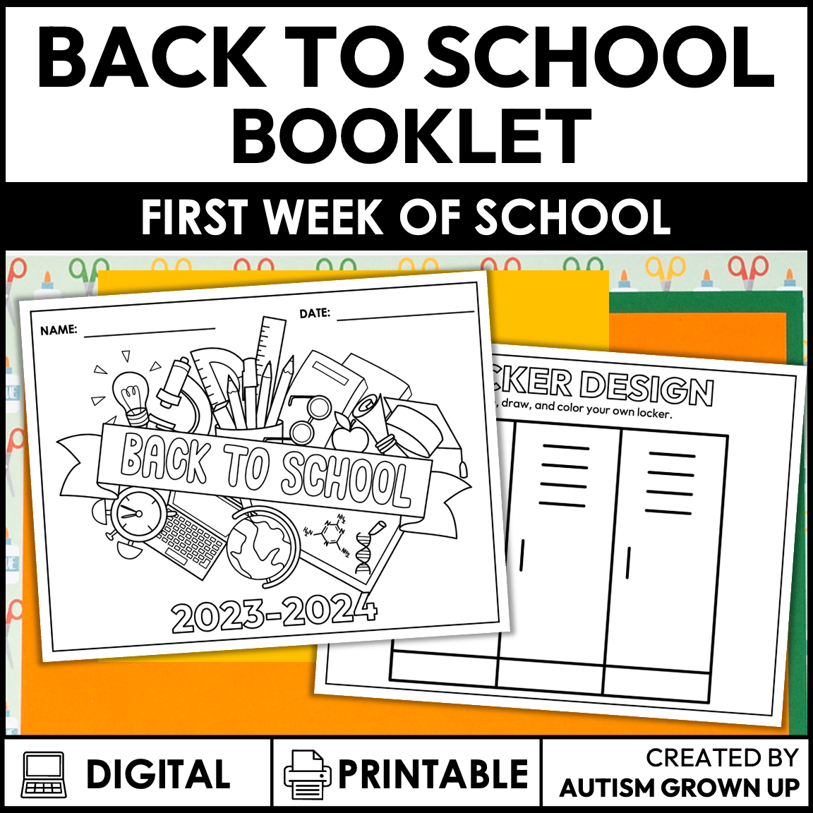 Back to School Packet for Special Education — Autism Grown Up