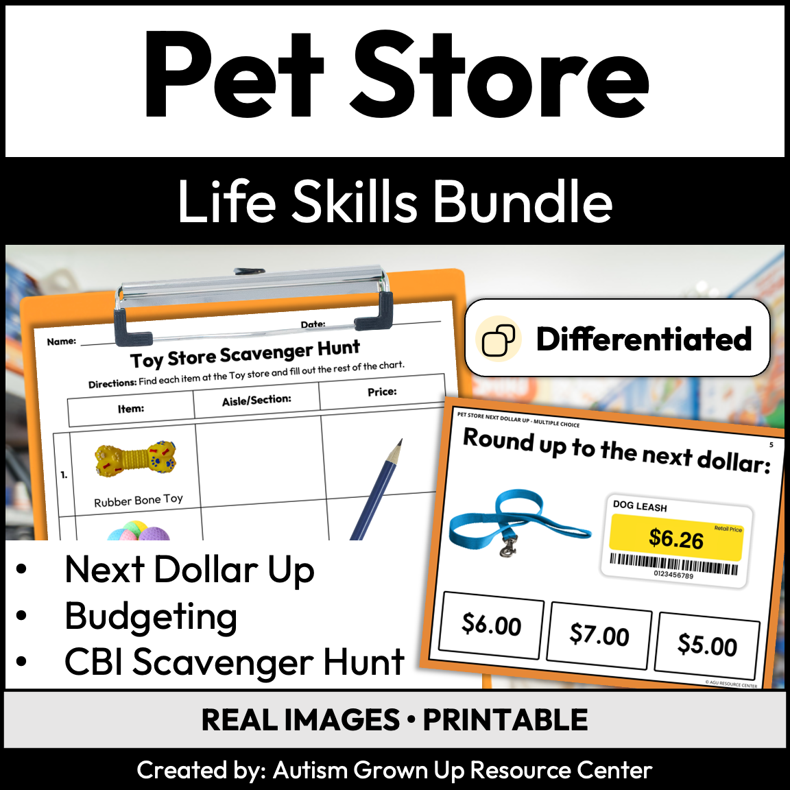 Pet Store Life Skills Activities for Special Education Bundle — Autism ...