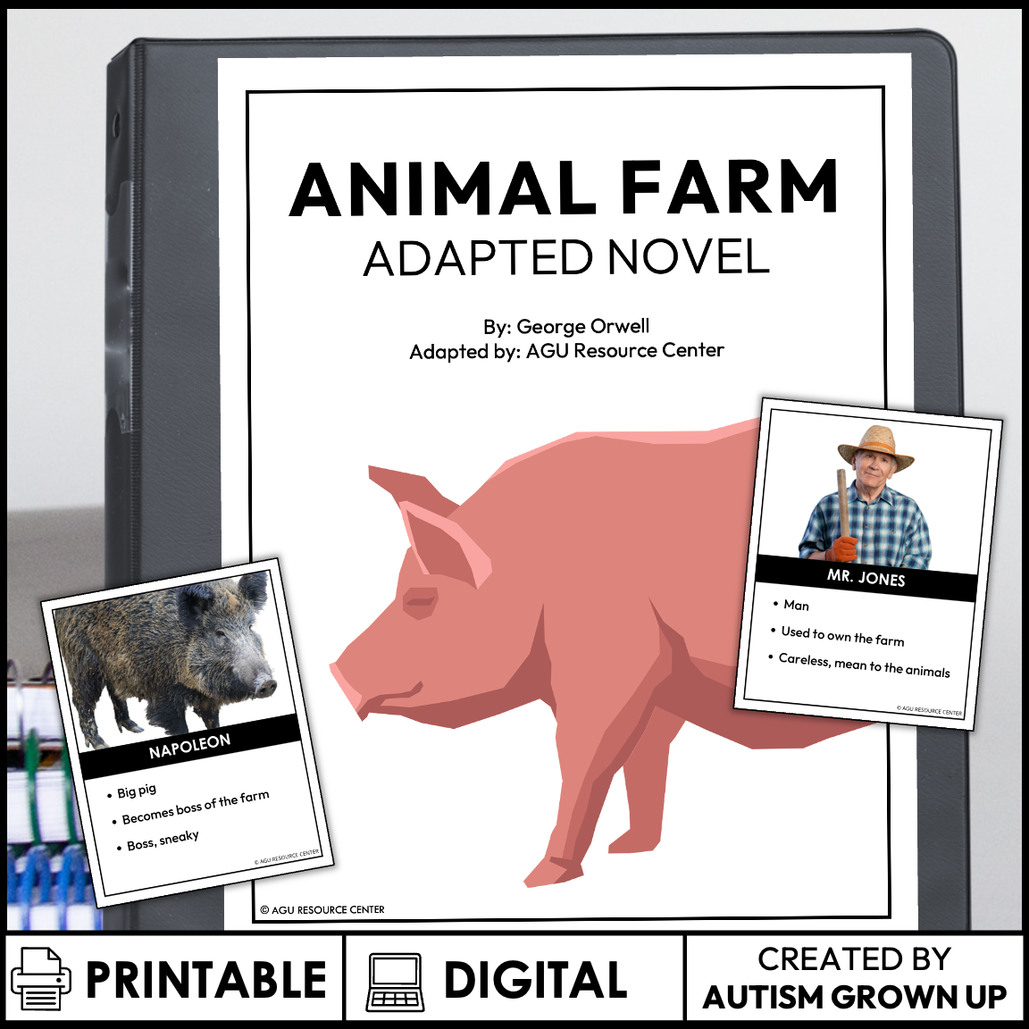 Animal Farm | Adapted Novel | Special Education — Autism Grown Up