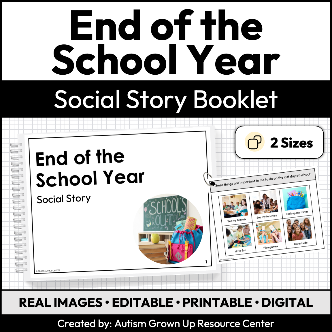 End of the School Year Social Story — Autism Grown Up
