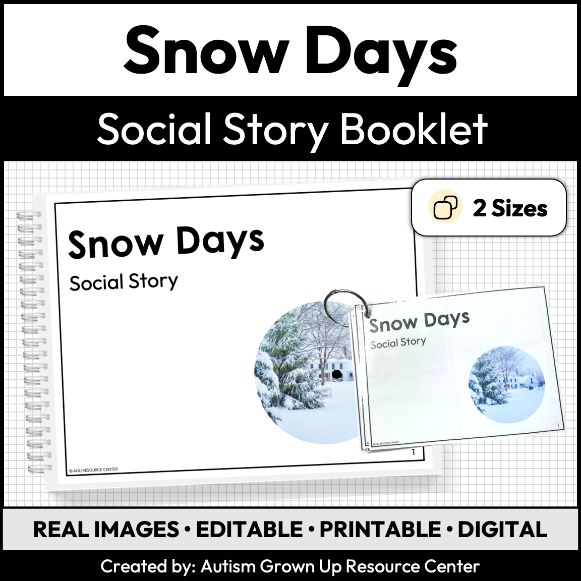 Snow Days | Social Story Booklet — Autism Grown Up