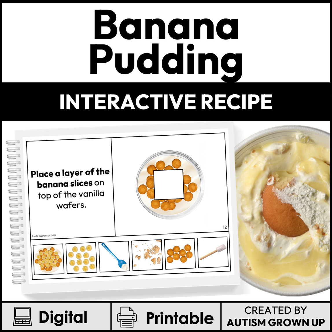 Banana Pudding | Interactive Recipe and Activities — Autism Grown Up