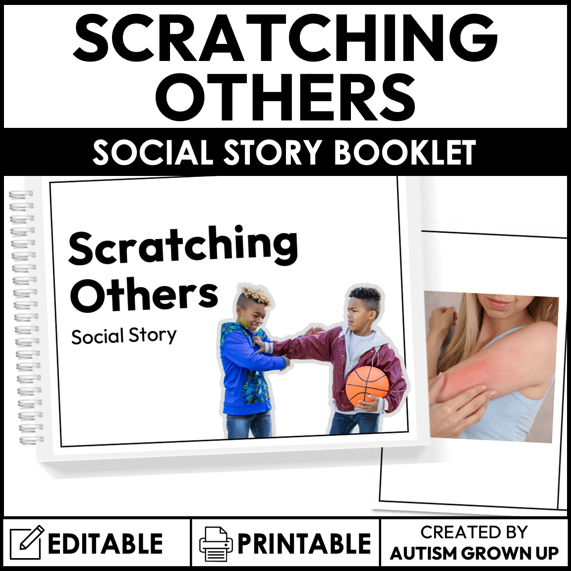 Scratching Others Social Story — Autism Grown Up