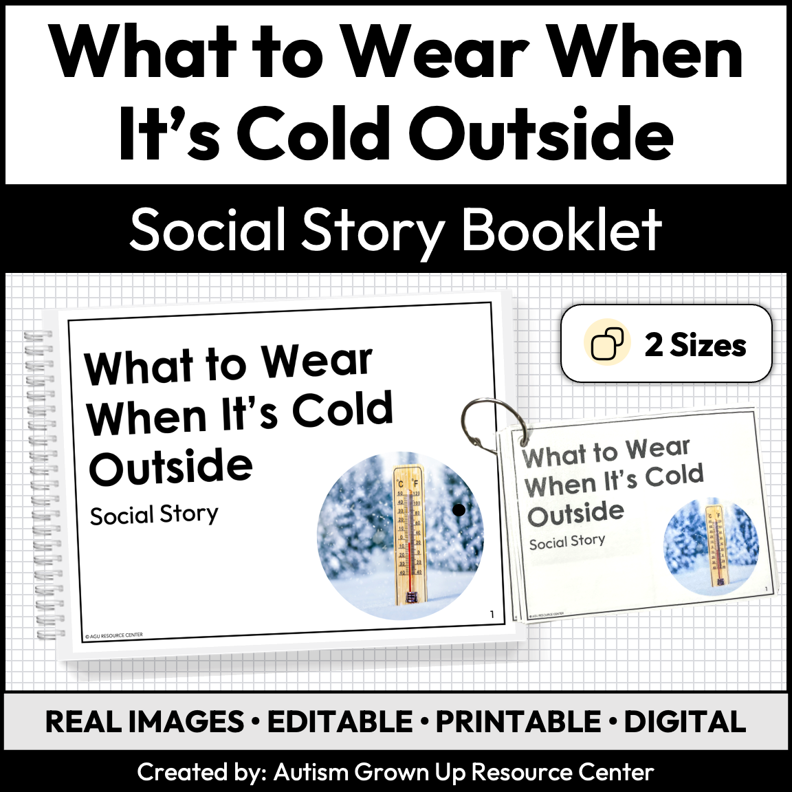 What to Wear When It’s Cold Outside | Social Story Booklet — Autism ...