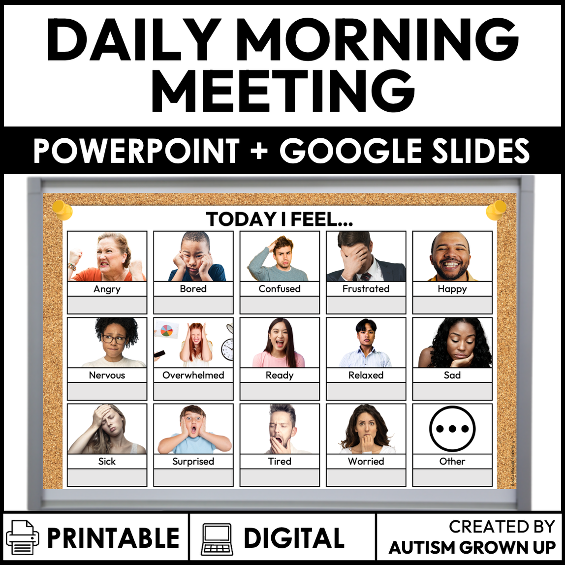 Morning Meeting Activities for Special Education — Autism Grown Up