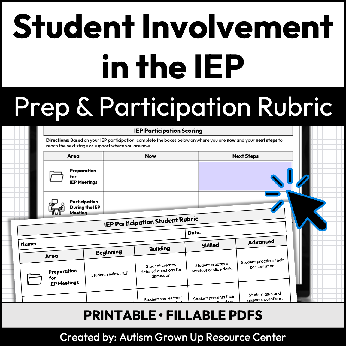 Student Involvement in the IEP Rubric — Autism Grown Up