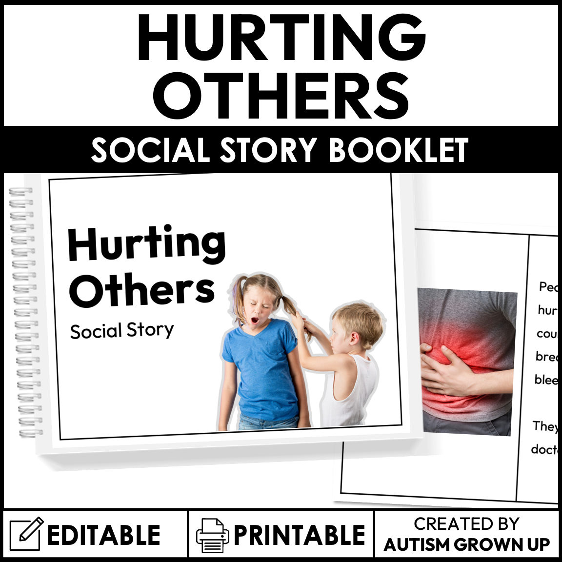Hurting Others Social Story — Autism Grown Up