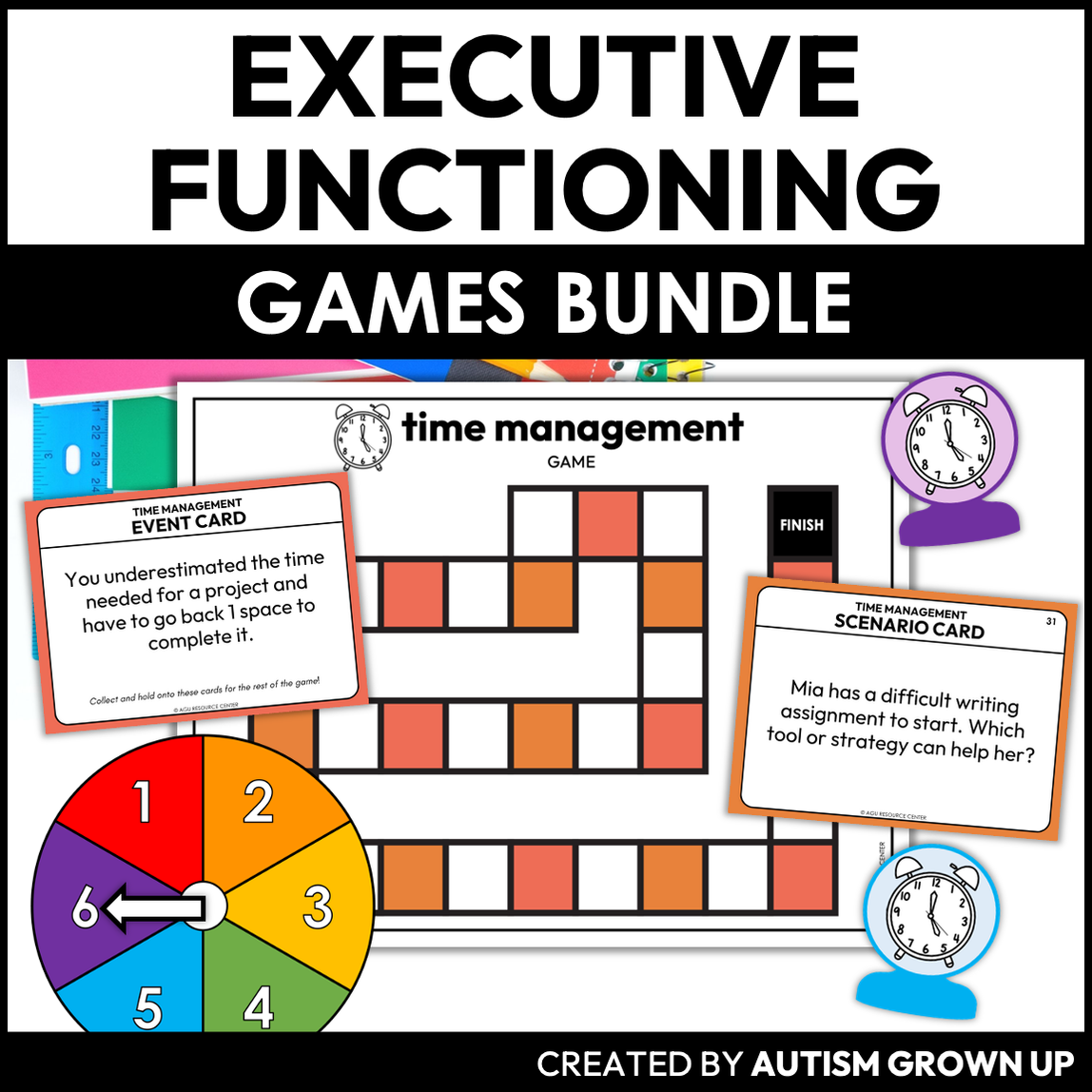 Executive Functioning Games Bundle — Autism Grown Up