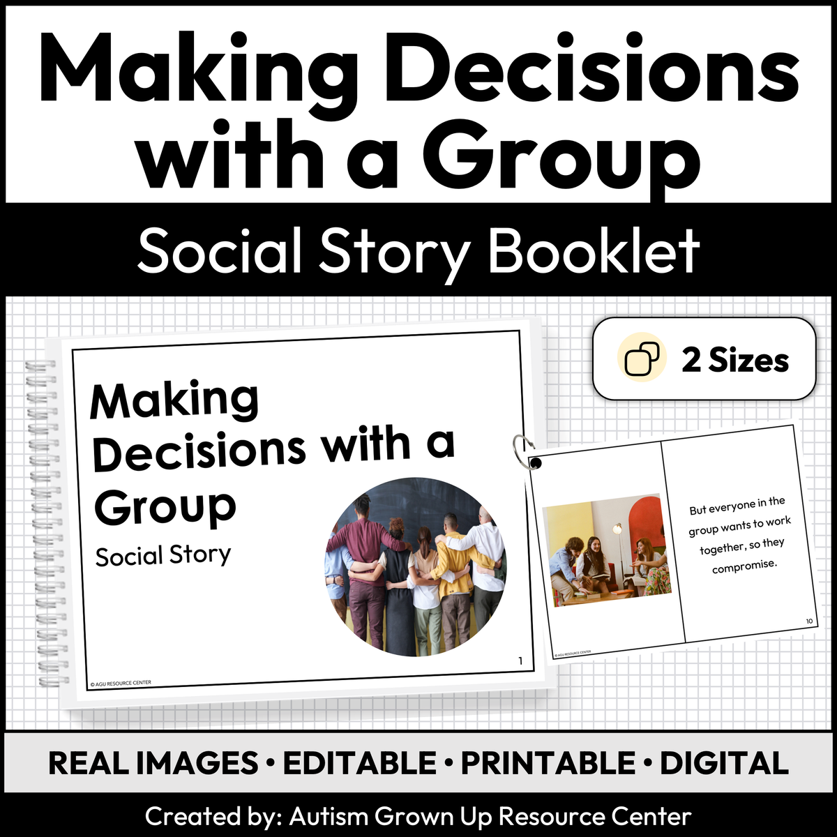Making Decisions with a Group Social Story Booklet — Autism Grown Up