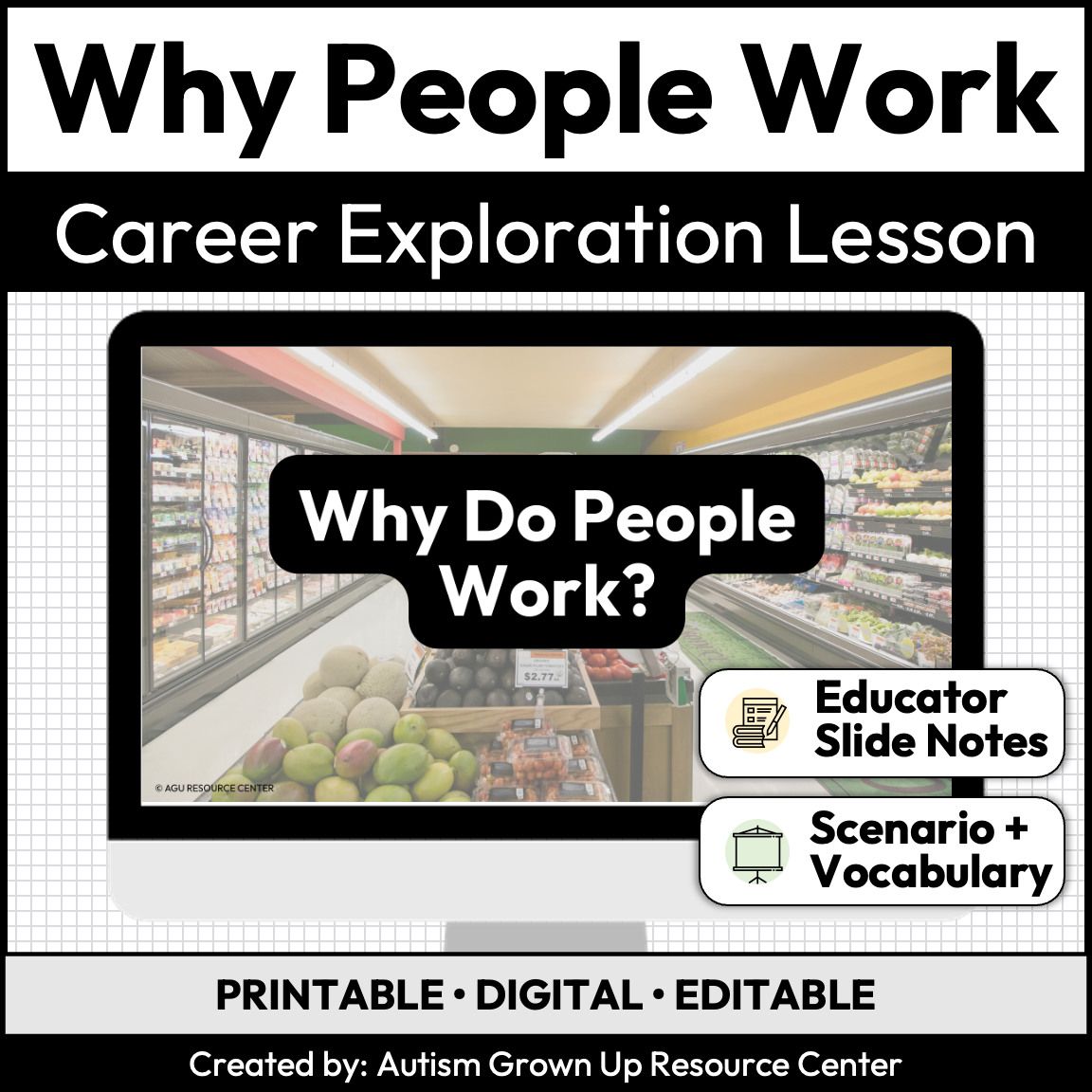 Why People Work | Career Exploration Lesson — Autism Grown Up