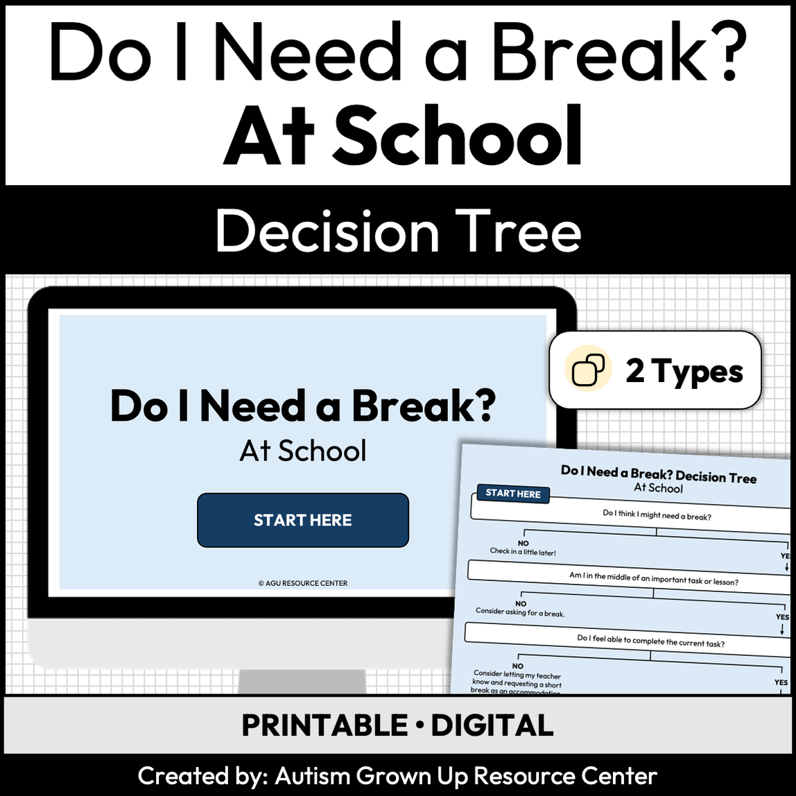 Do I Need a Break? Decision Tree for School — Autism Grown Up
