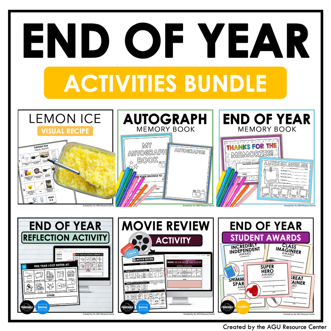 End of Year Activities Bundle | Special Education + Autism — Autism ...