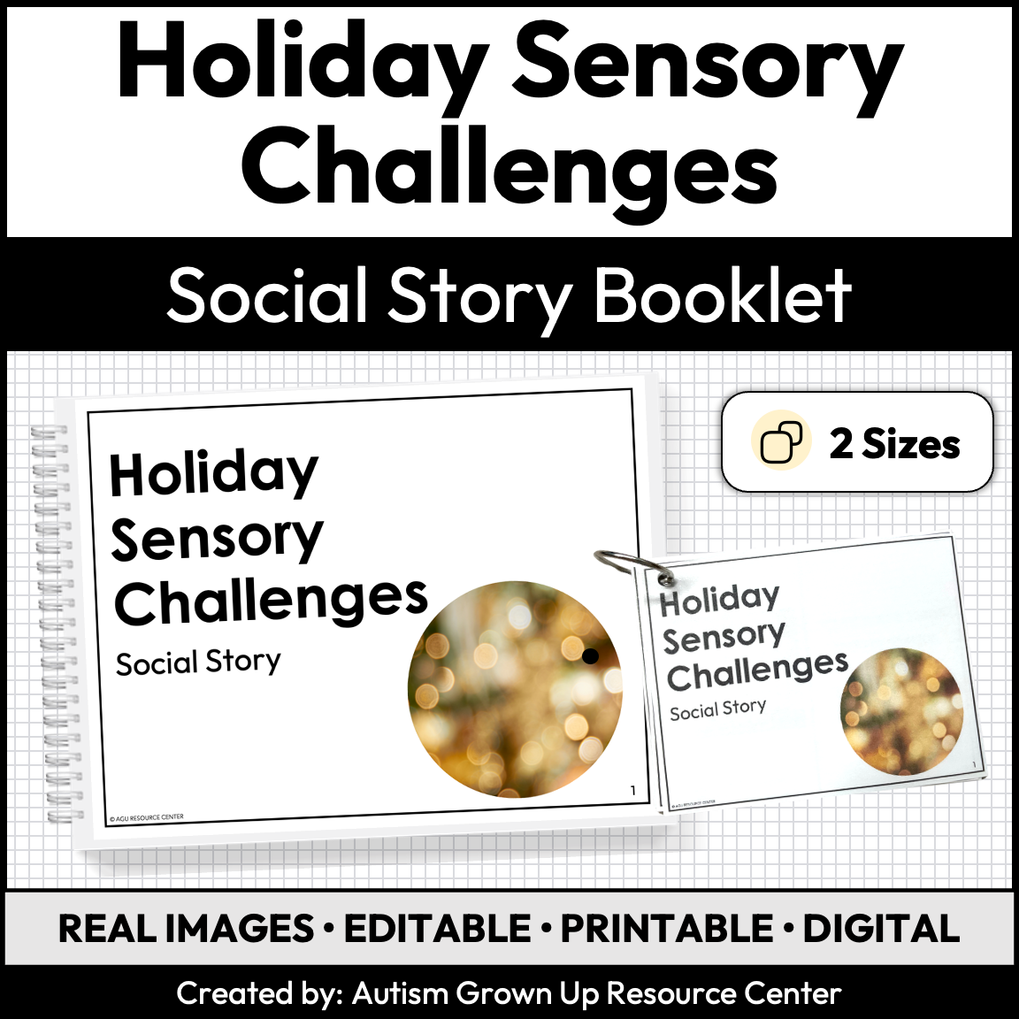 Holiday Sensory Challenges | Social Story Booklet — Autism Grown Up