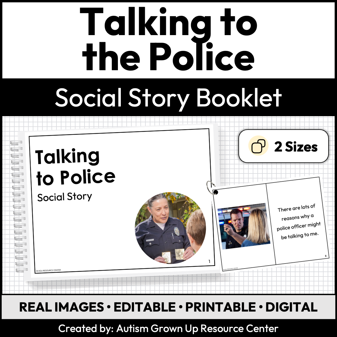 Talking to Police | Social Story Booklet — Autism Grown Up