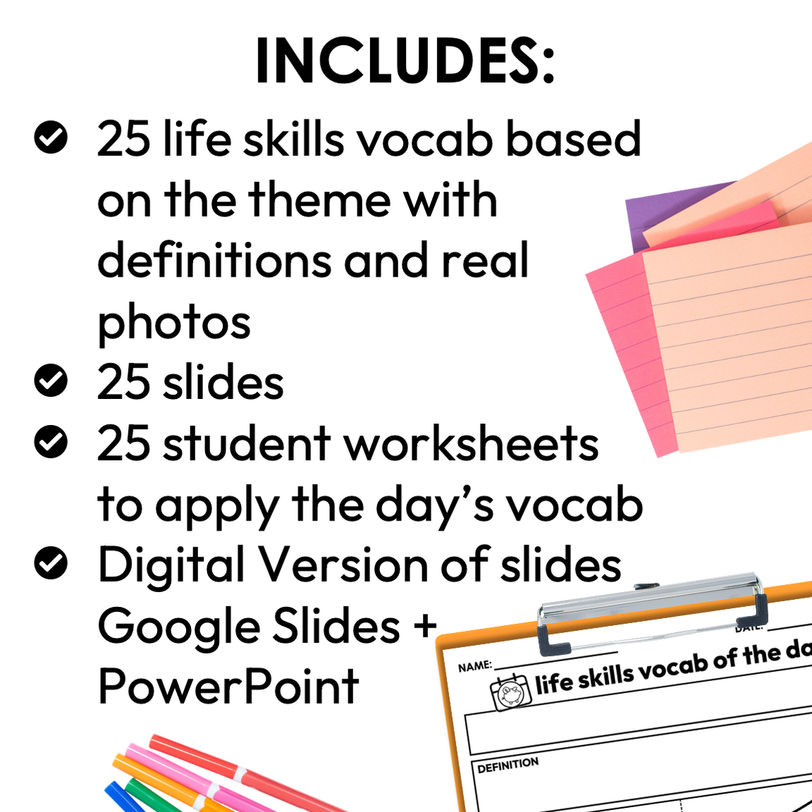 Life Skills Vocab of the Day - Personal Finance — Autism Grown Up