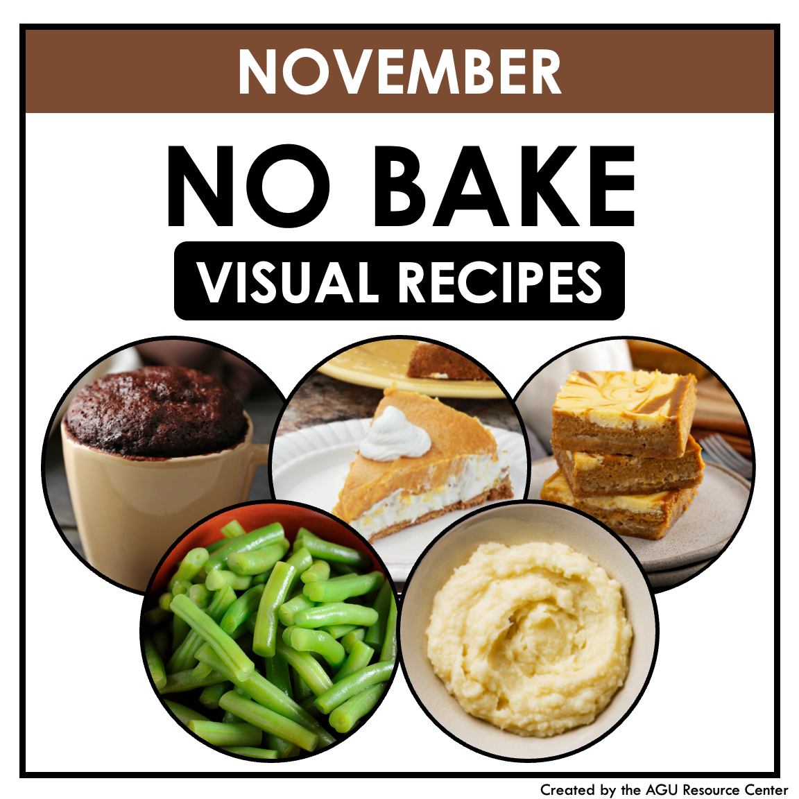 November No-Bake Visual Recipes Bundle — Autism Grown Up