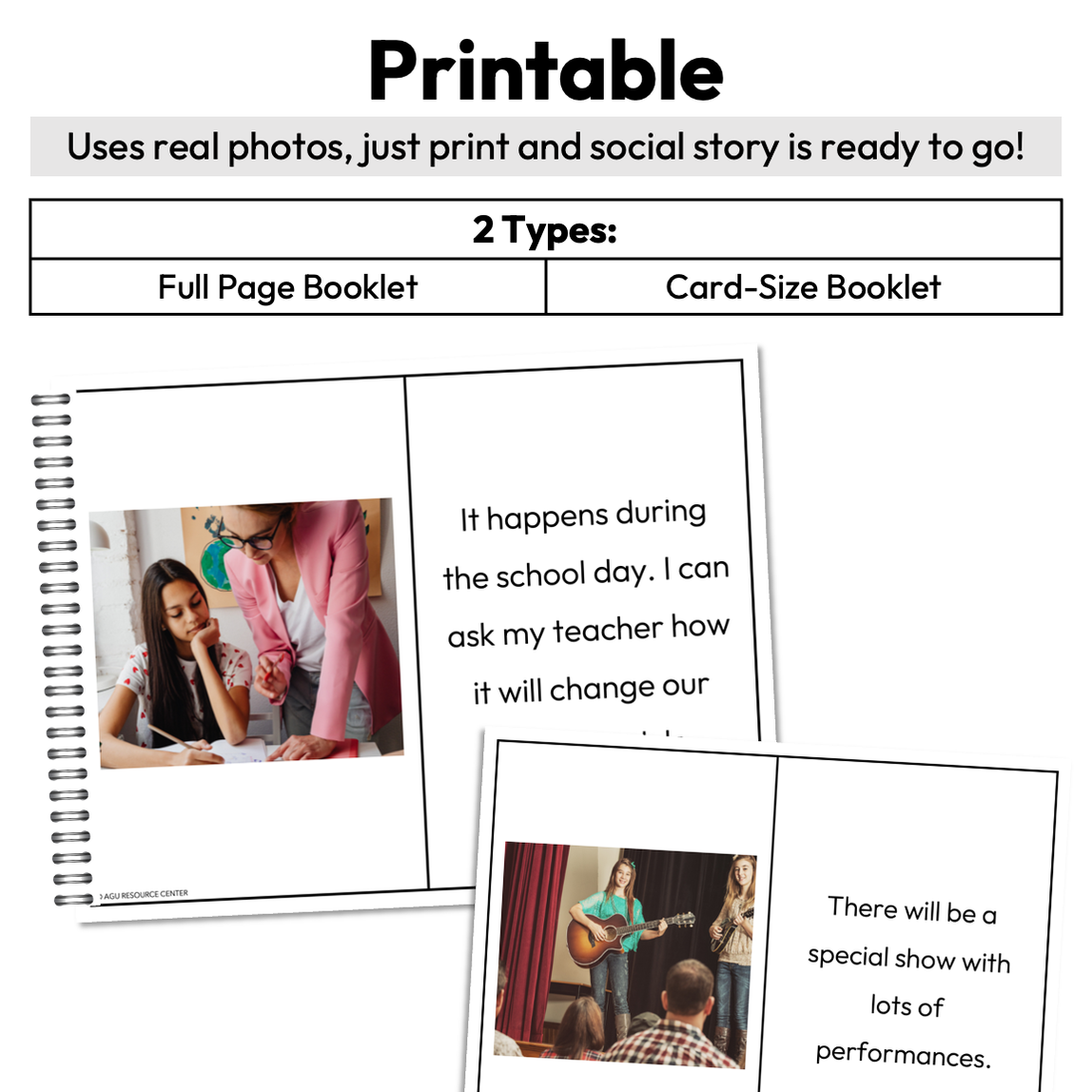 Holiday School Assembly | Social Story Booklet — Autism Grown Up