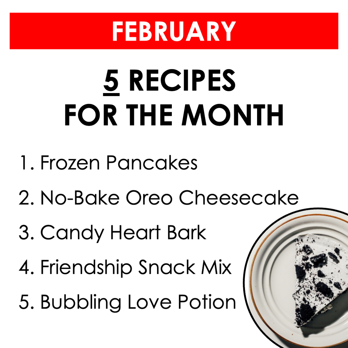 February No-Bake Visual Recipes Bundle — Autism Grown Up