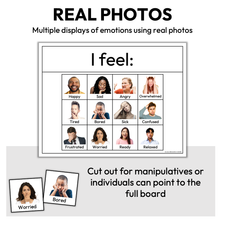 Feelings Chart Communication Board — Autism Grown Up