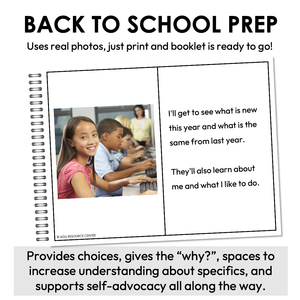 First Day of School Social Story Booklet | Editable — Autism Grown Up