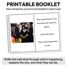 My Family Member Passed Away Social Story Booklet | Editable — Autism ...