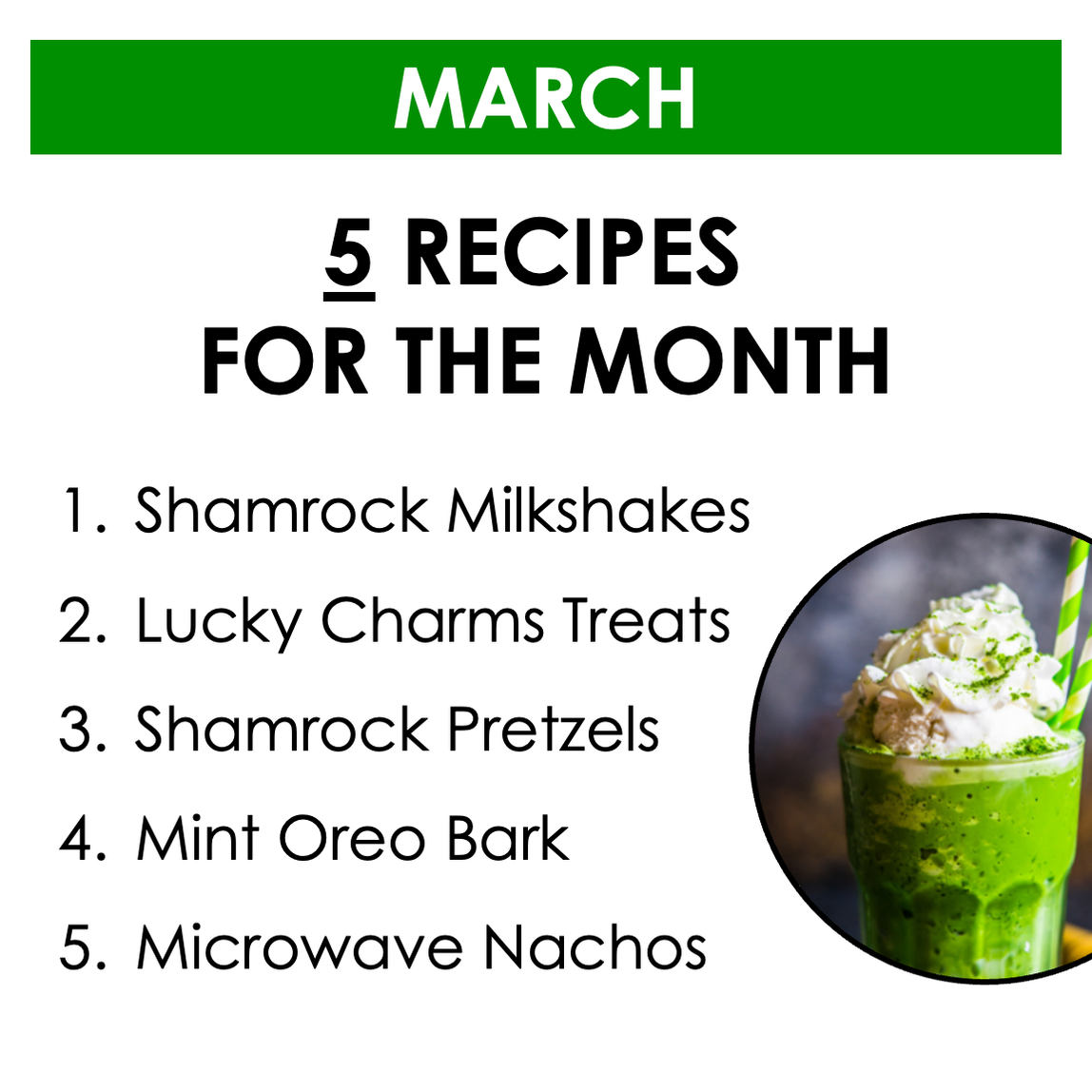 March No-Bake Visual Recipes Bundle — Autism Grown Up