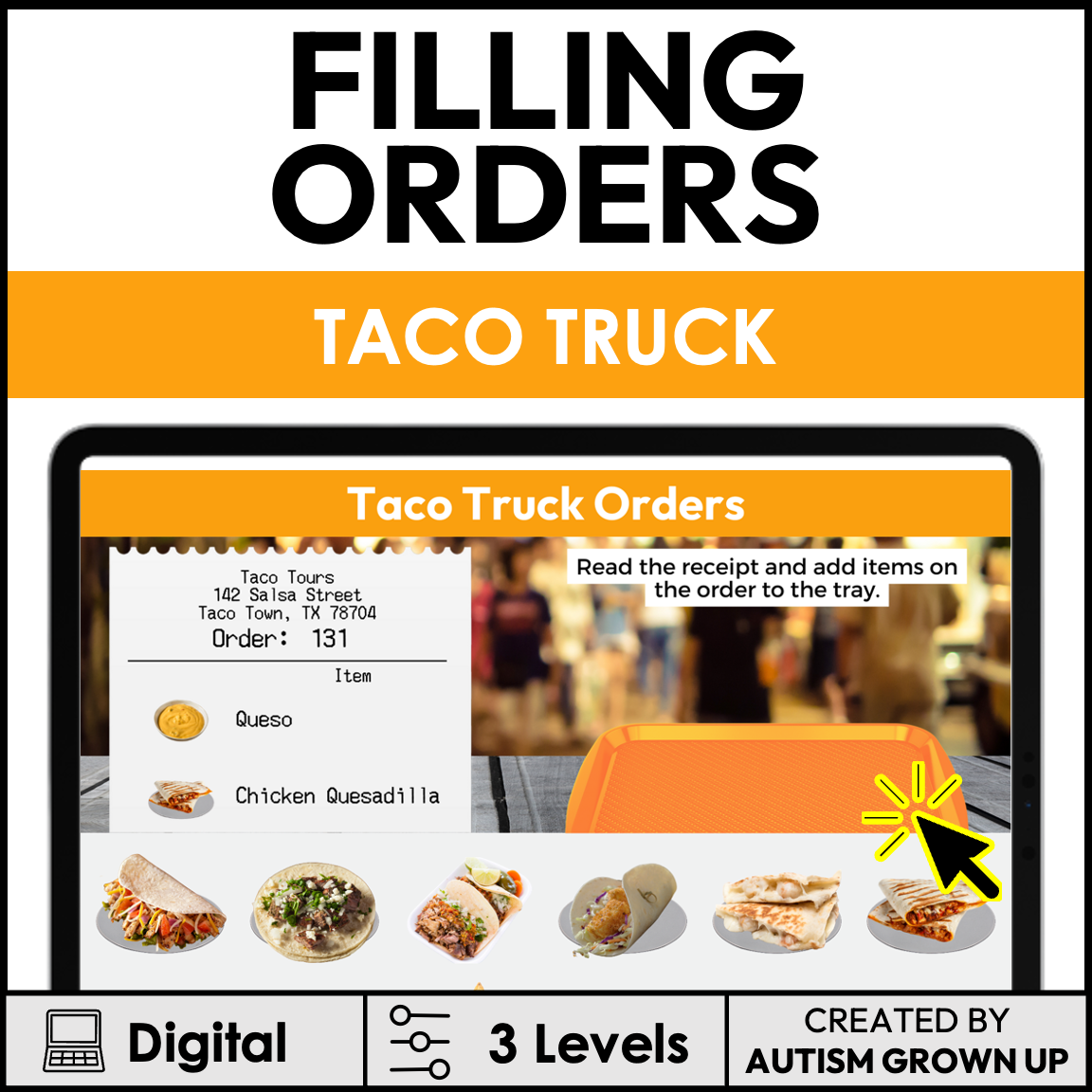 Filling Orders | Taco Truck | Digital — Autism Grown Up