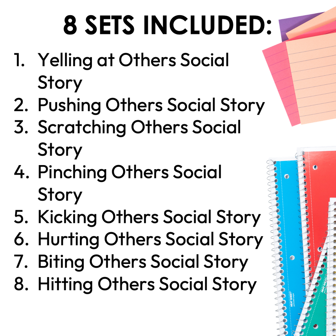 Physical Aggression Social Story Bundle — Autism Grown Up