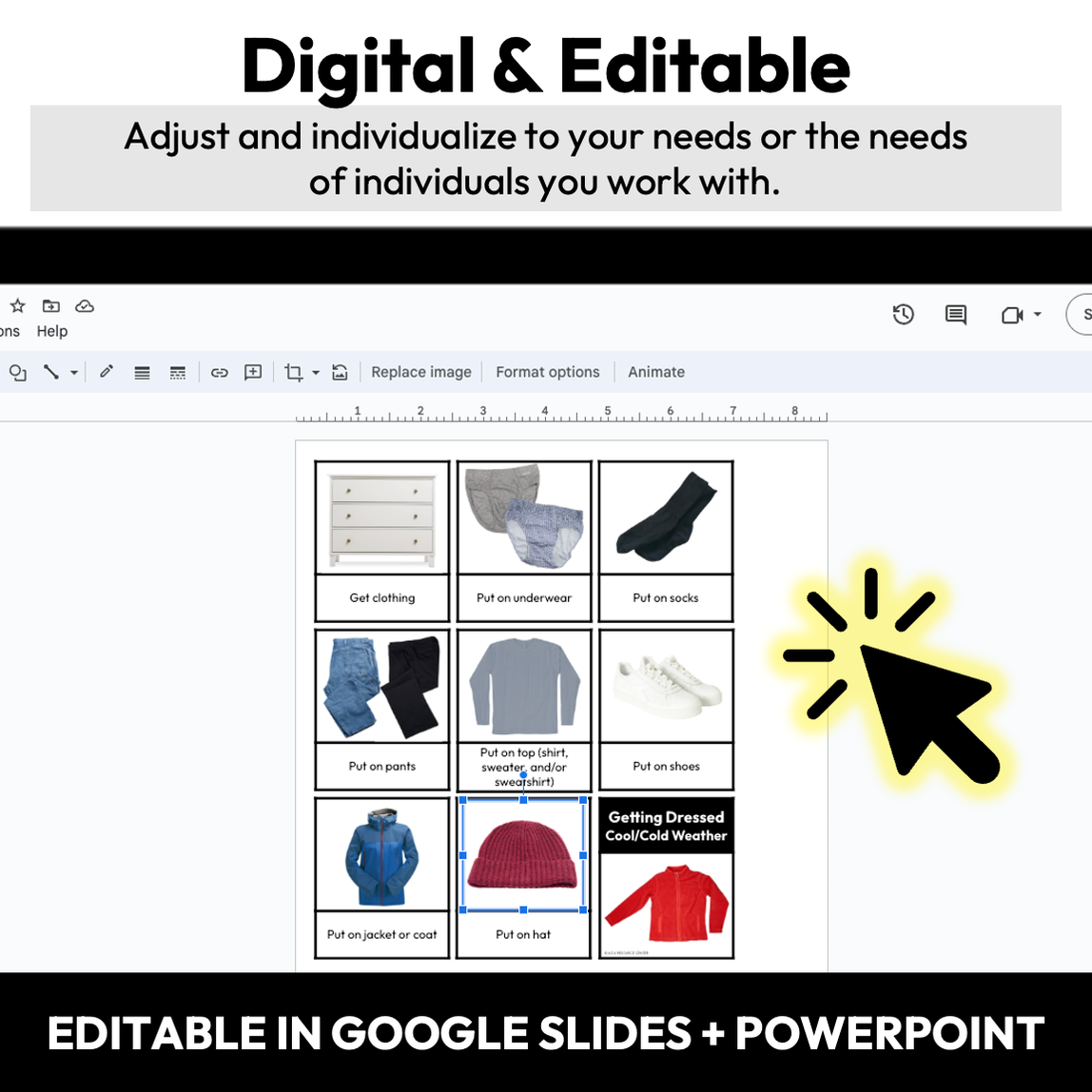 Getting Dressed Visual Sequence Cards | Life Skills | Editable — Autism ...