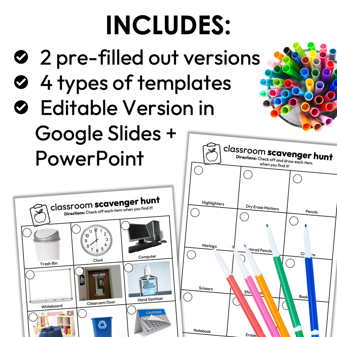 Classroom Scavenger Hunt for Special Education — Autism Grown Up