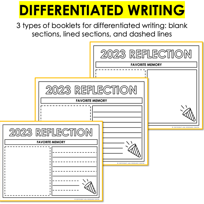 New Years 2024 Resolutions + Vision Board Activity | Printable — Autism ...