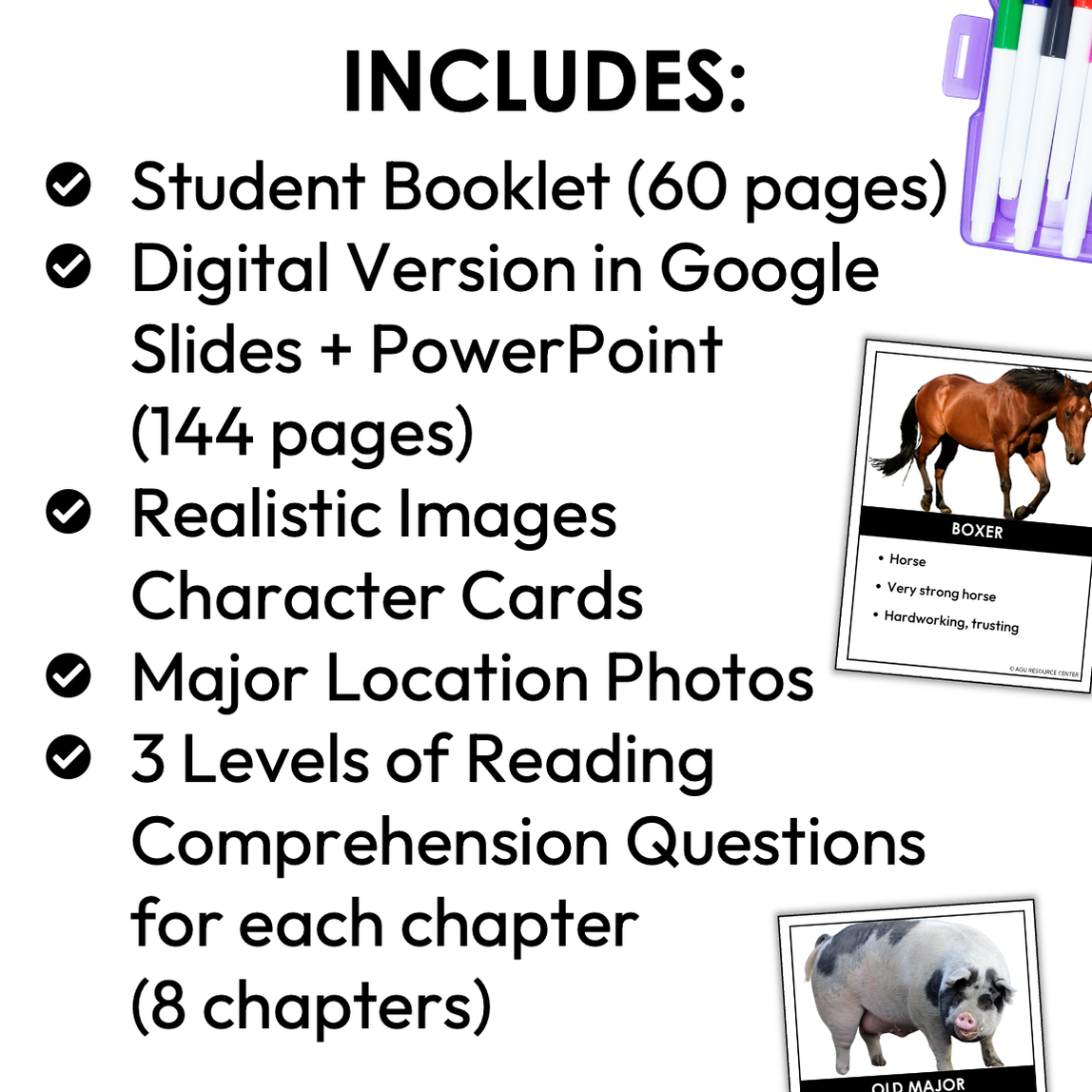 Animal Farm | Adapted Novel | Special Education — Autism Grown Up