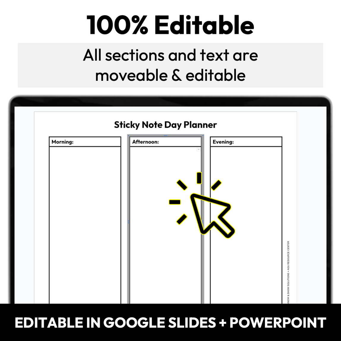 Sticky Note Planner Templates — Autism Grown Up