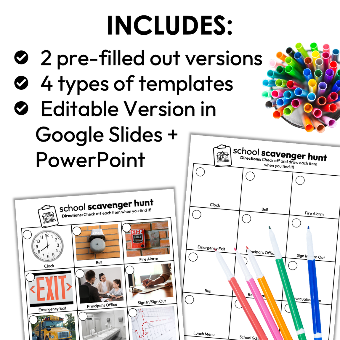 School Scavenger Hunt for Special Education — Autism Grown Up