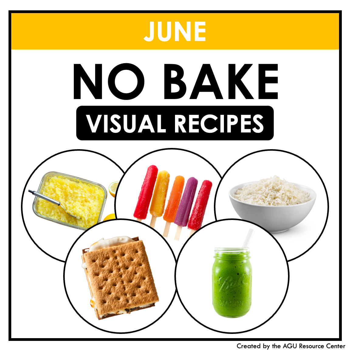 June No-Bake Visual Recipes Bundle — Autism Grown Up
