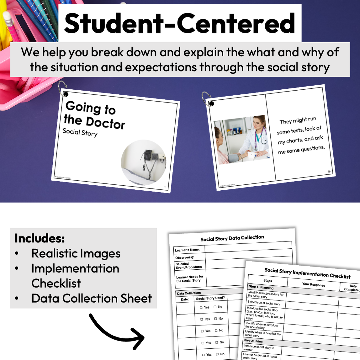Going to the Doctor | Social Story Booklet — Autism Grown Up
