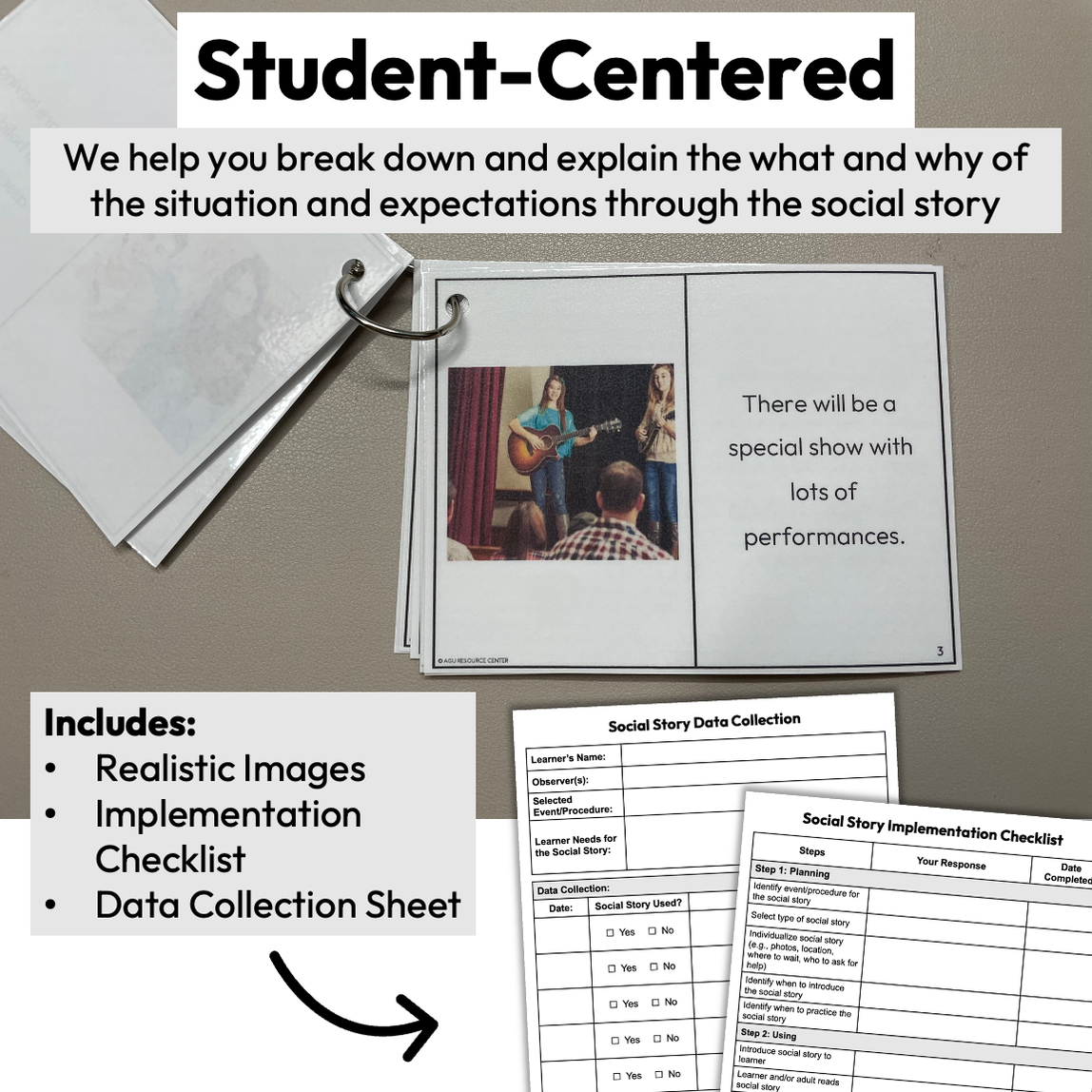 Holiday School Assembly | Social Story Booklet — Autism Grown Up