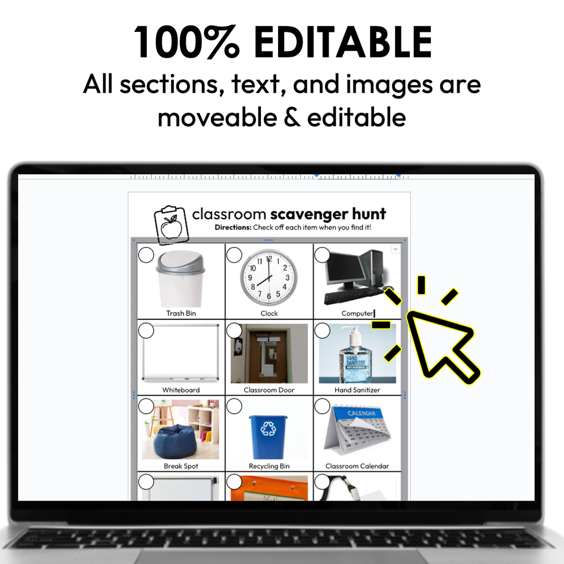 Classroom Scavenger Hunt for Special Education — Autism Grown Up